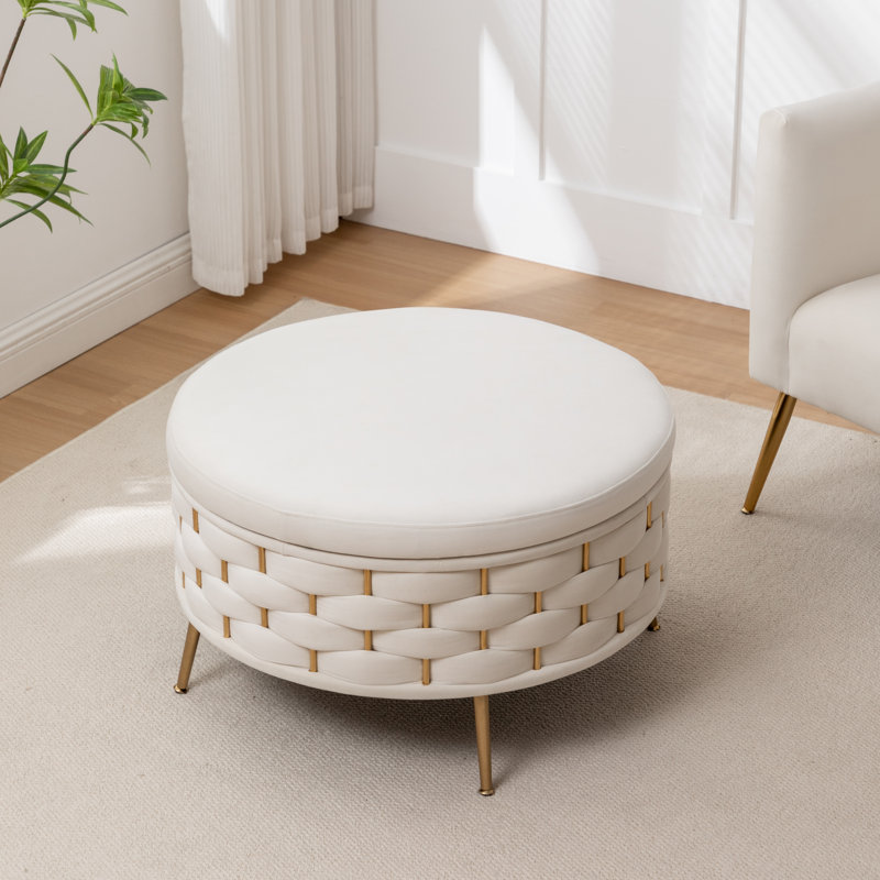 Wayfair round ottoman store